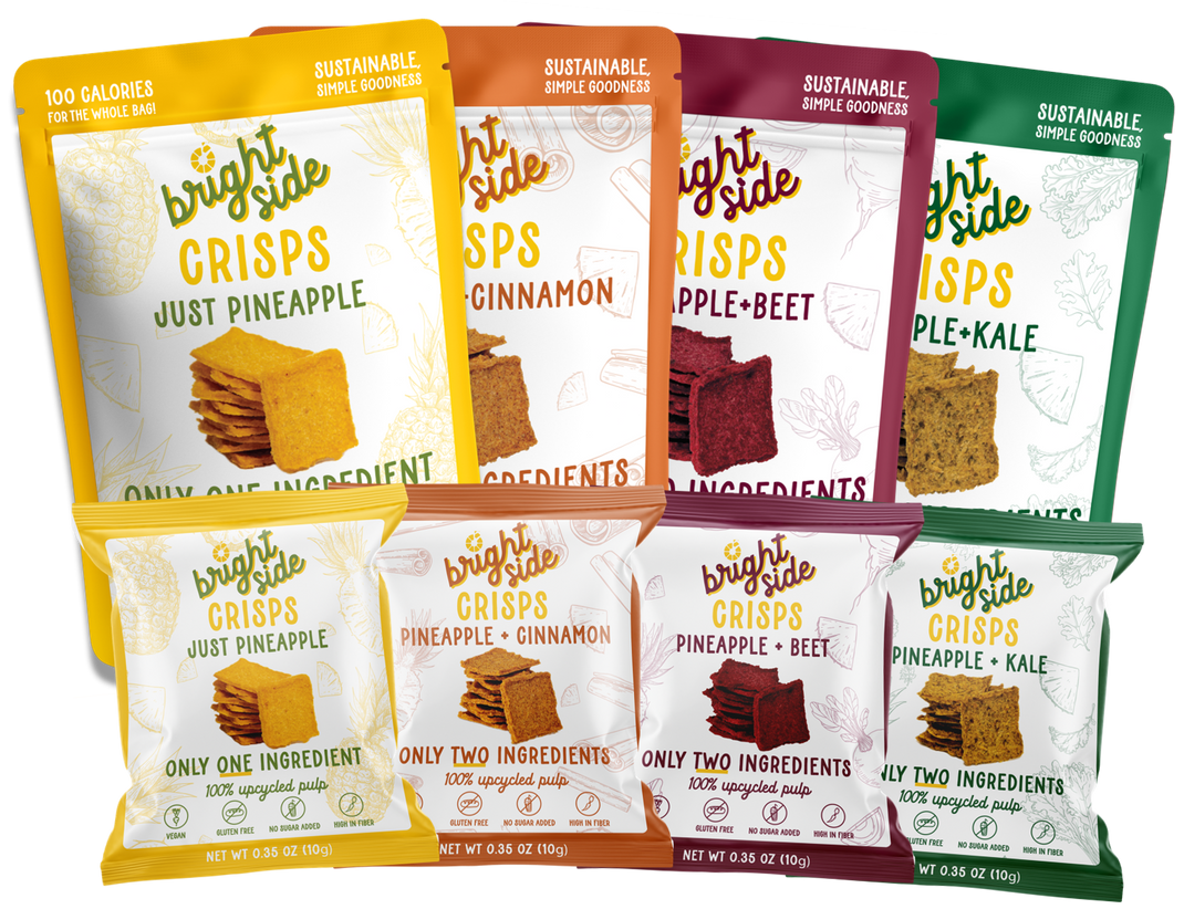 Only TWO ingredients, Vegan, Gluten-Free, High Fiber Bright Side Crisp ...